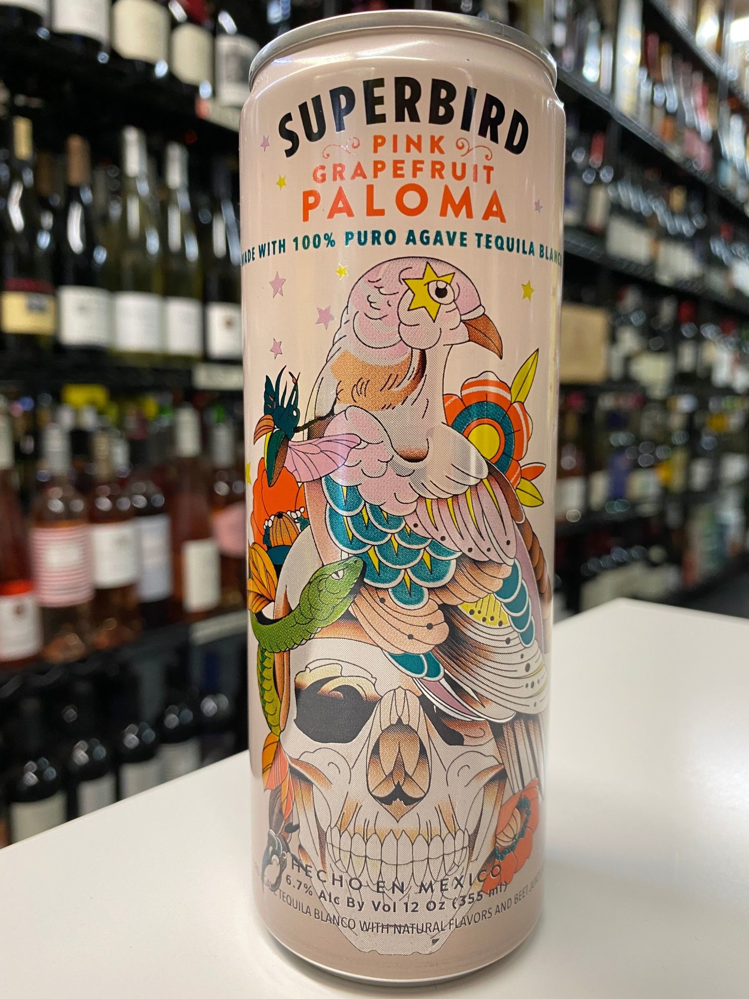 Superbird Paloma Tequila 355ml - Divino