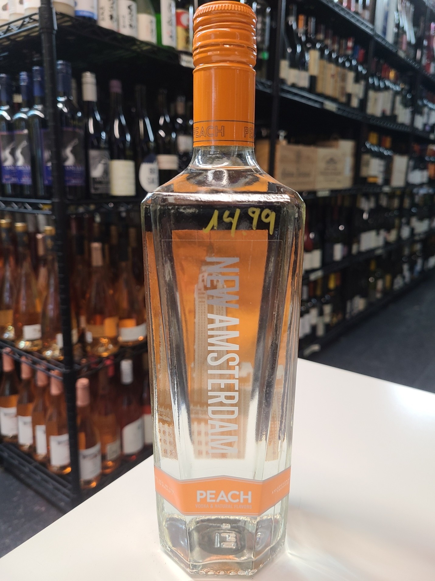 New Amsterdam Peach Vodka 750ml - Divino