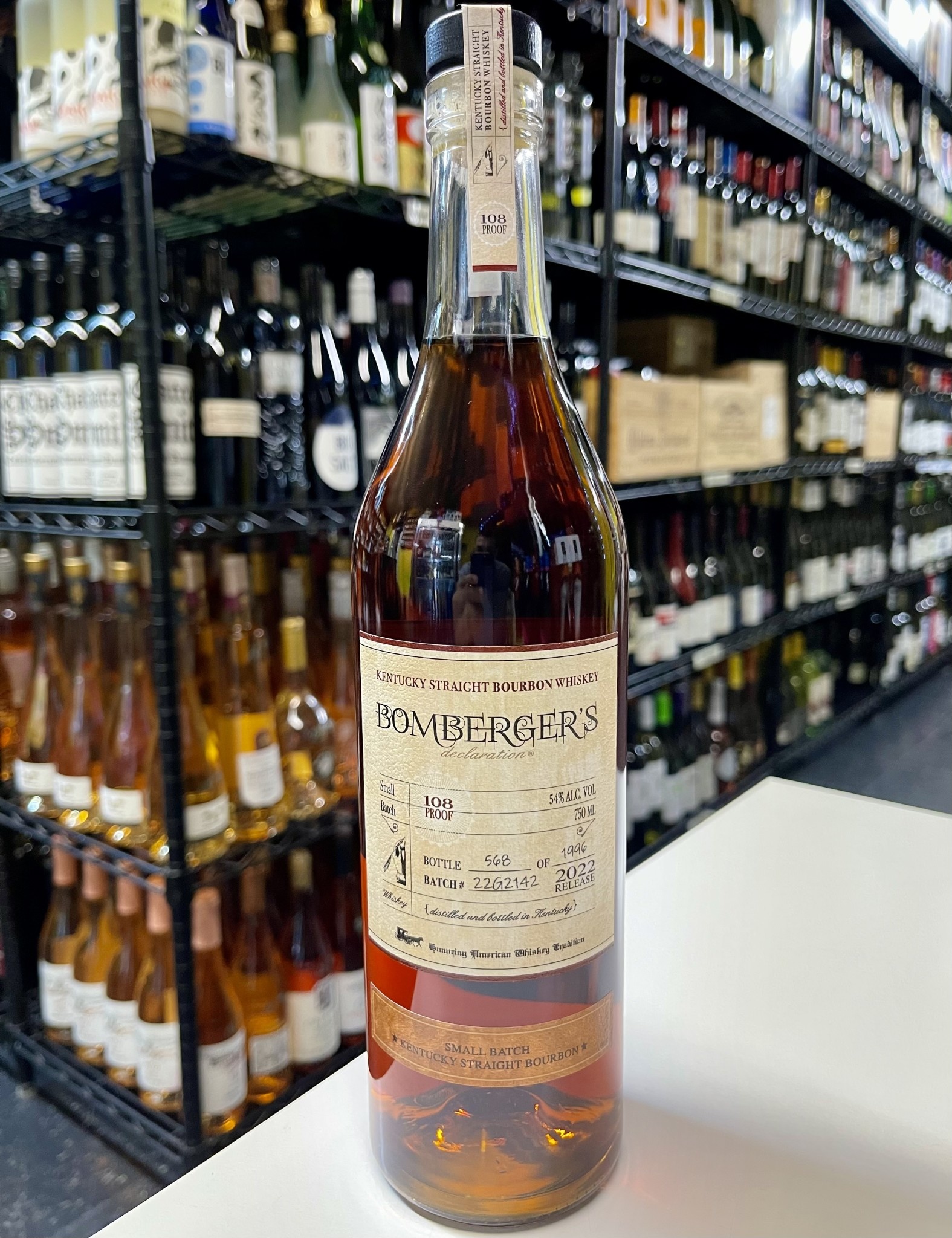 Bomberger's Declaration Small Batch Straight Bourbon 750ml - Divino