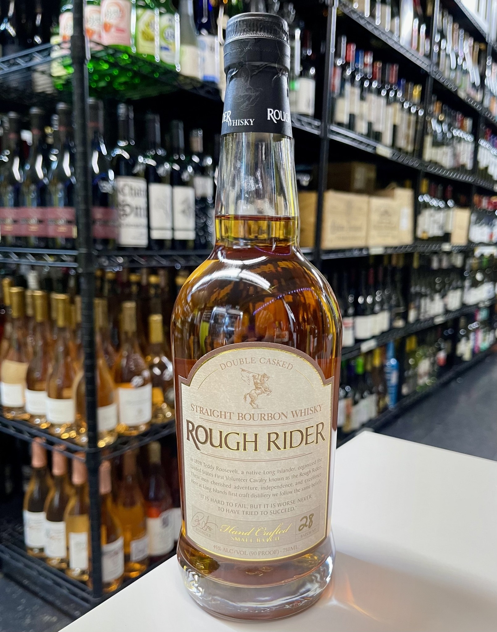 Rough Rider Straight Bourbon Whiskey 750ml - Divino