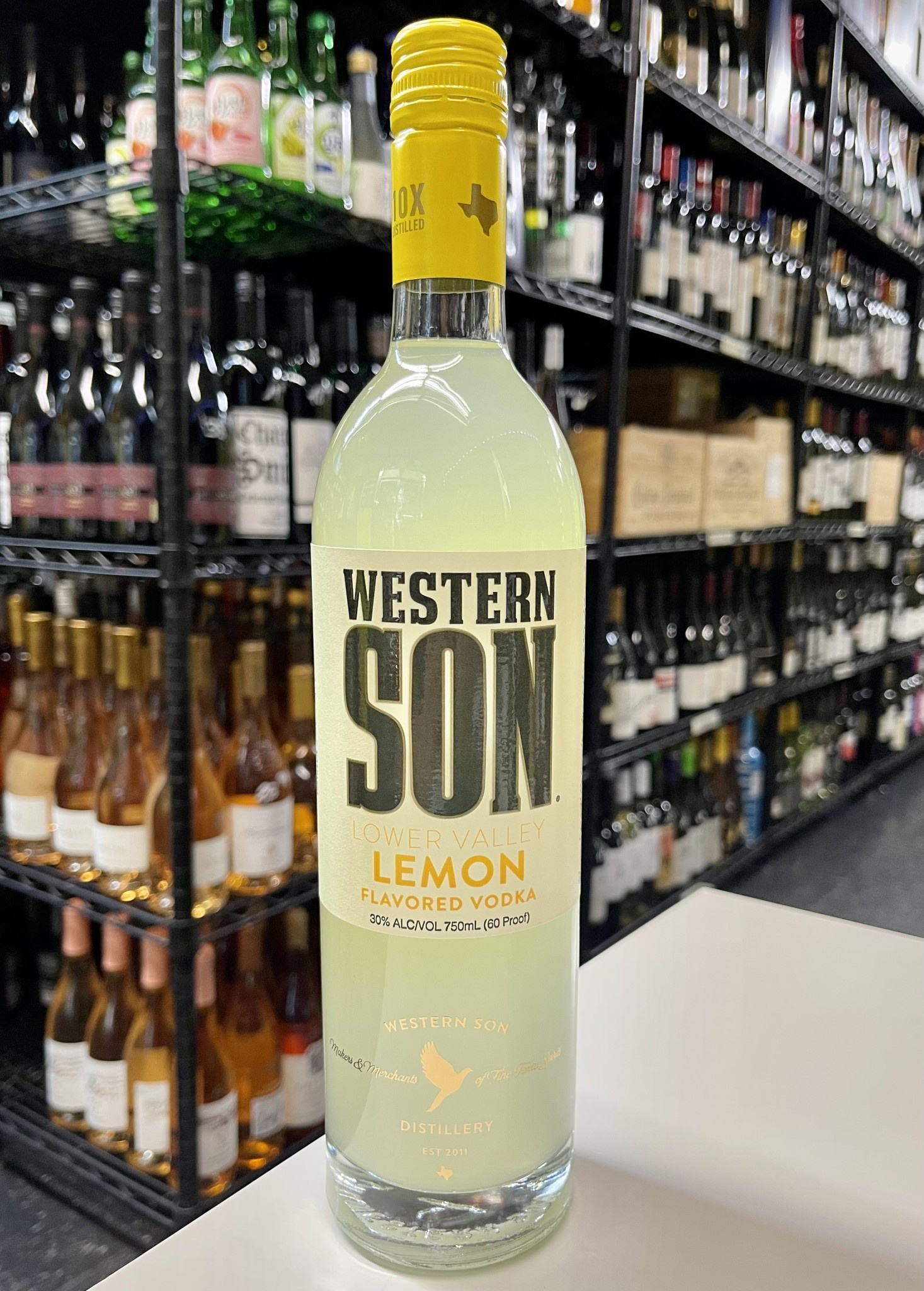 Western Son Lemon Vodka 750ml - Divino
