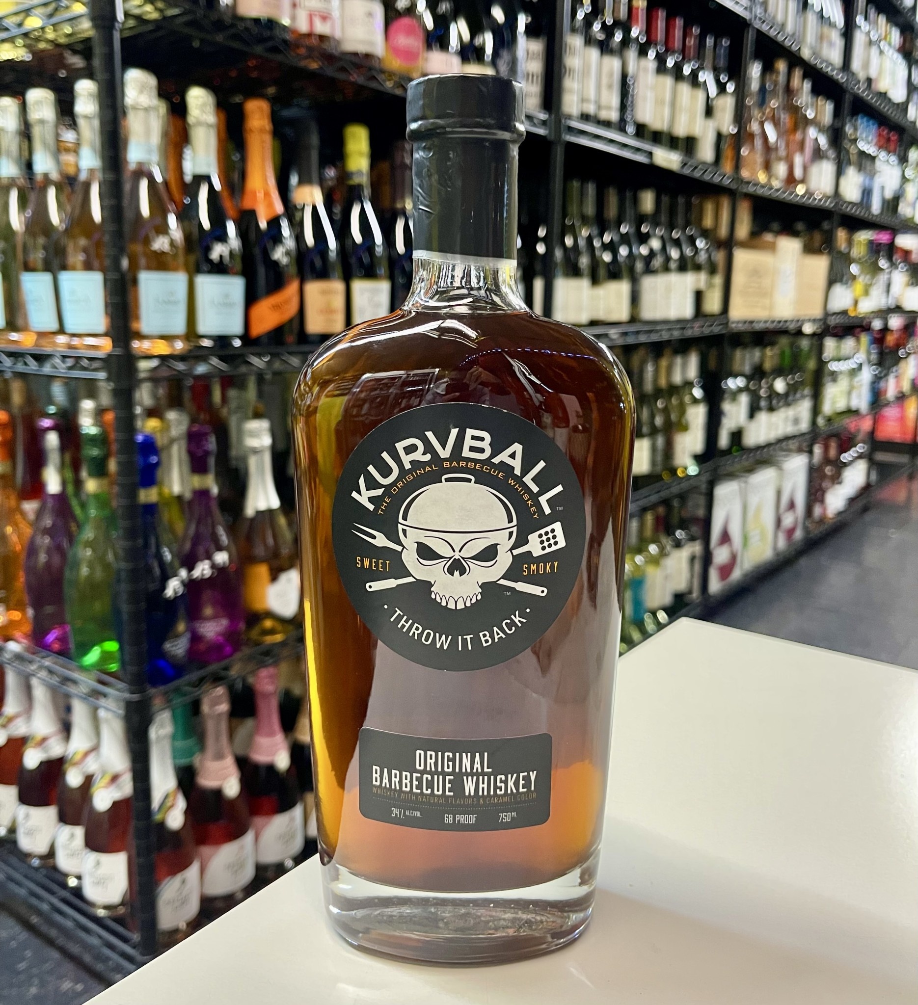 Kurvball Original Barbecue Whiskey 750ml - Divino