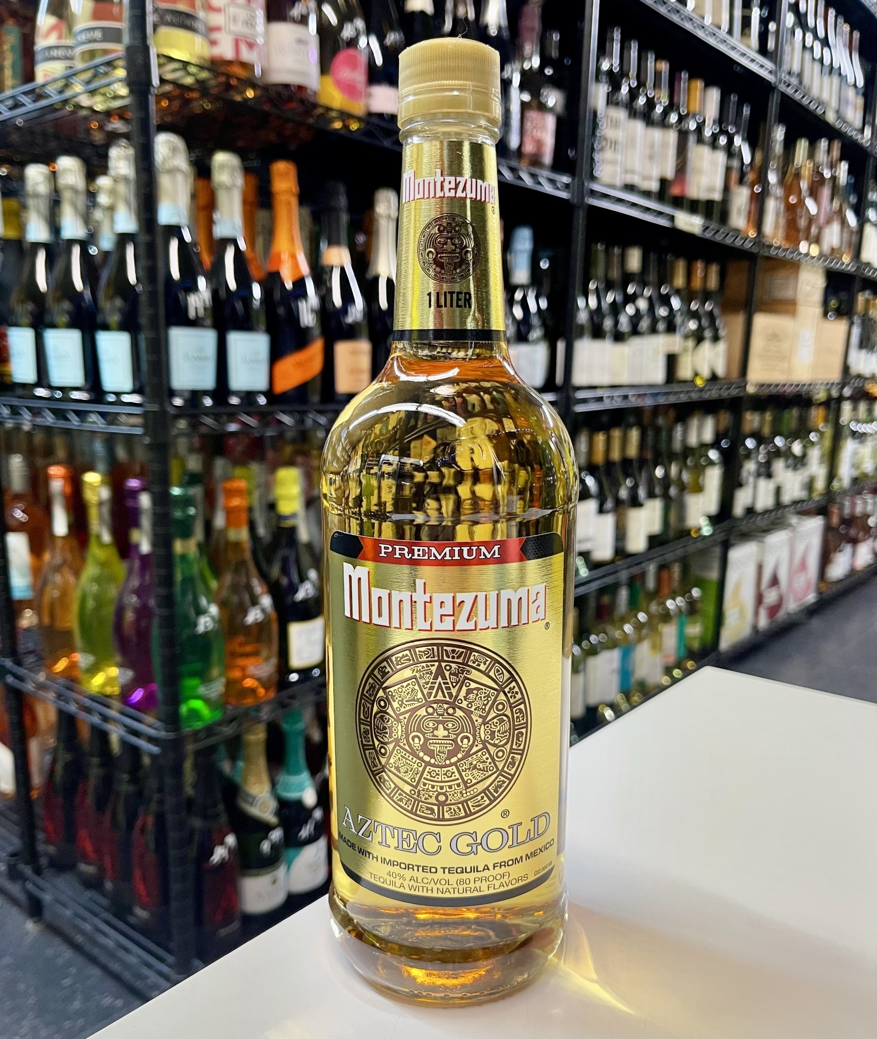 Montezuma Aztec Gold Tequila 1L - Divino