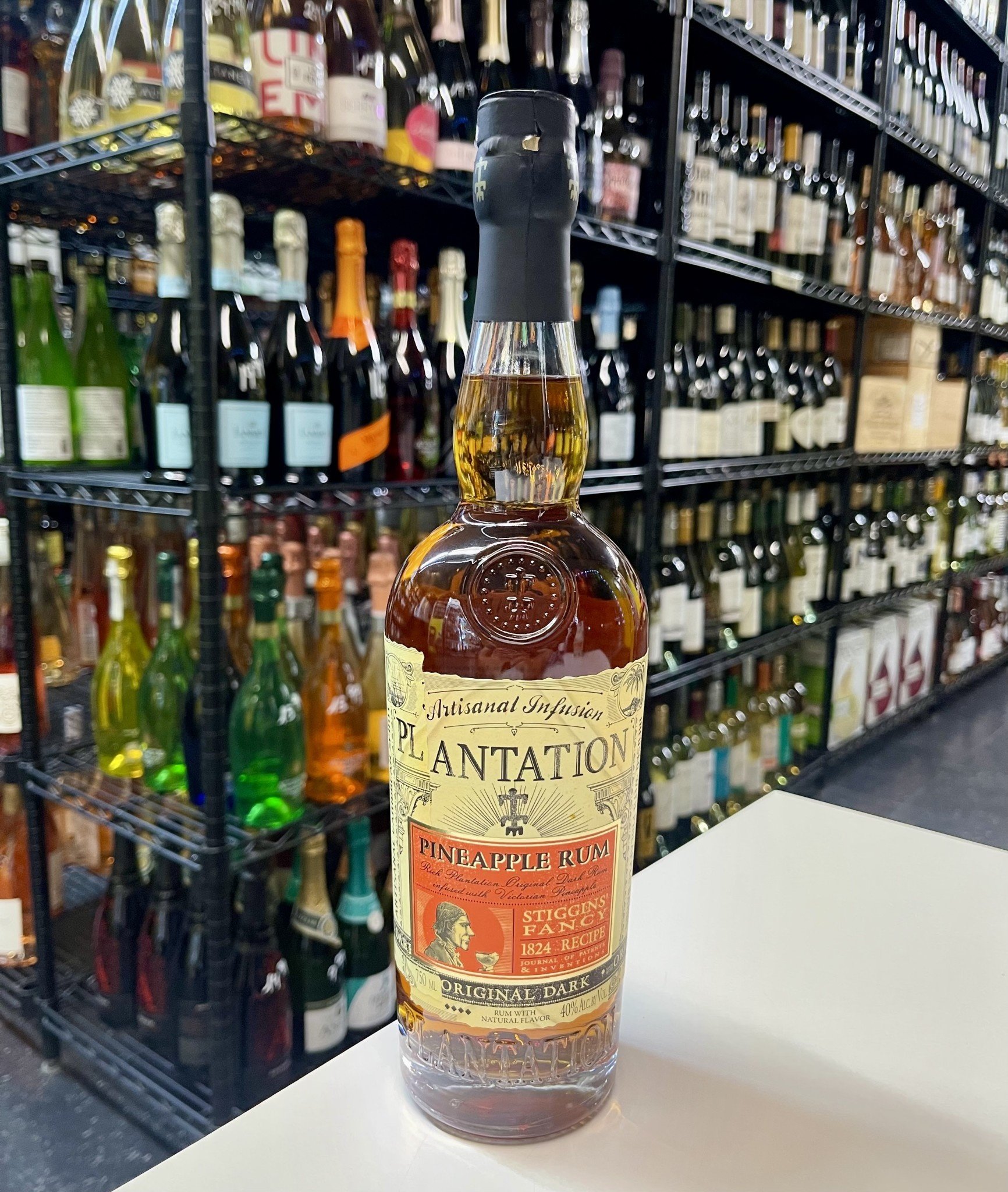 Plantation Stiggins Fancy Original Dark Pineapple Rum 750 ml - Divino