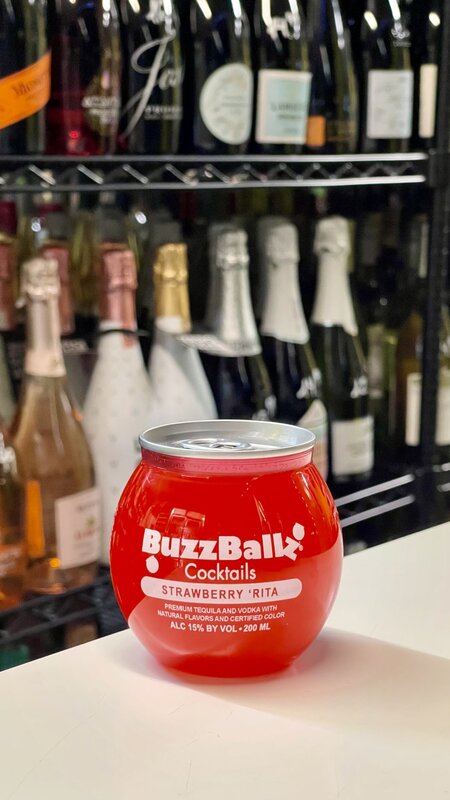 Buzzballz Strawberry Rita Cocktails Vodka 200ml - Divino Buzzballz Strawberry Rita Cocktails Vodka 200ml - Divino