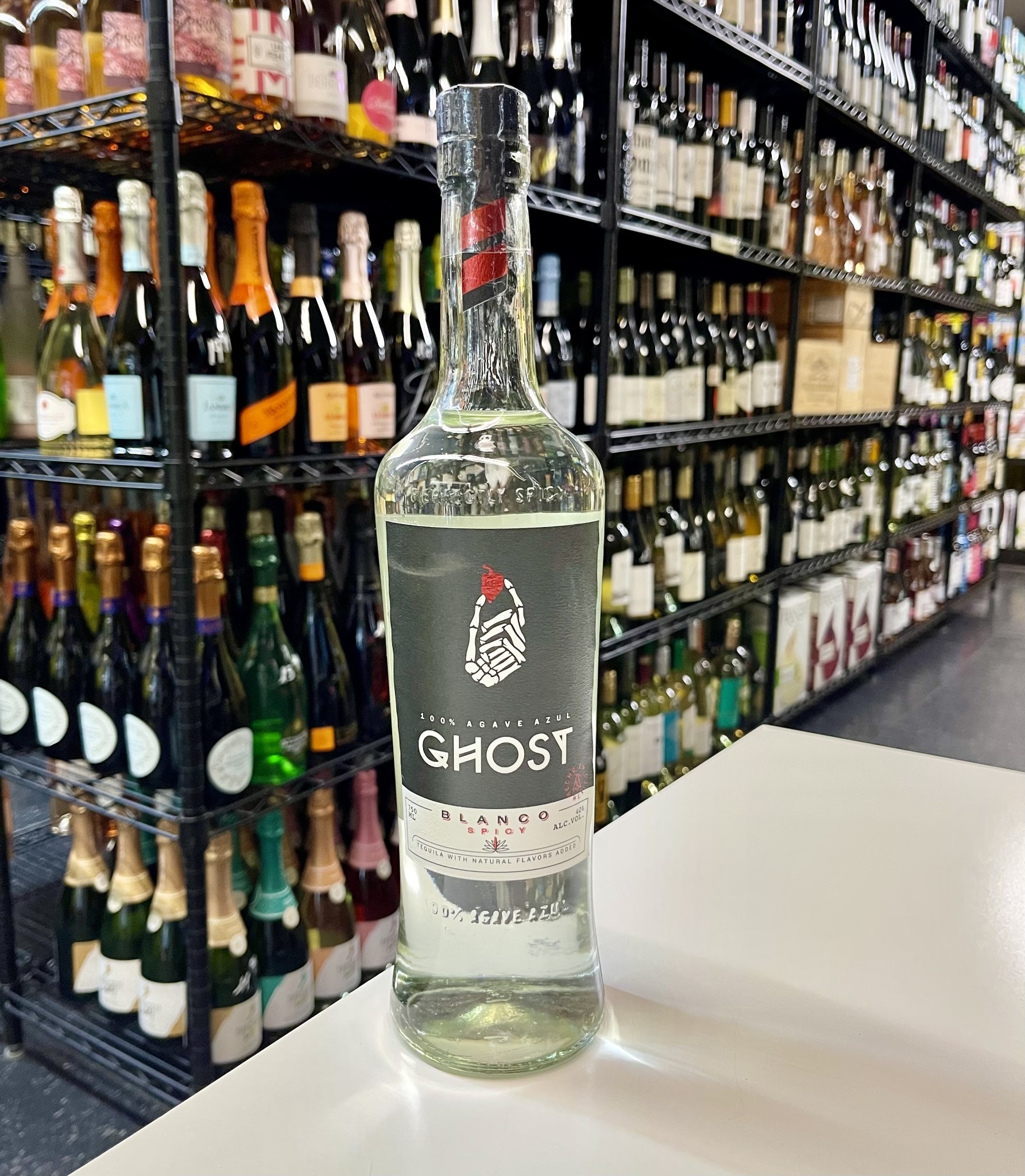 Ghost Blanco Spicy Tequila 750ml - Divino