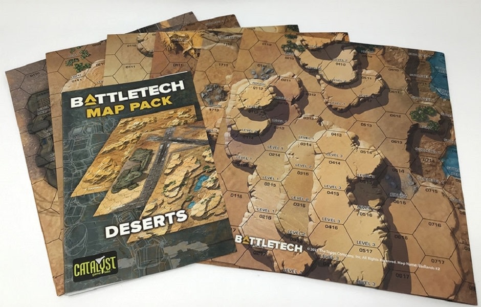 BattleTech: Map Pack - Deserts - Tabletop Game Minis - Rain City Games