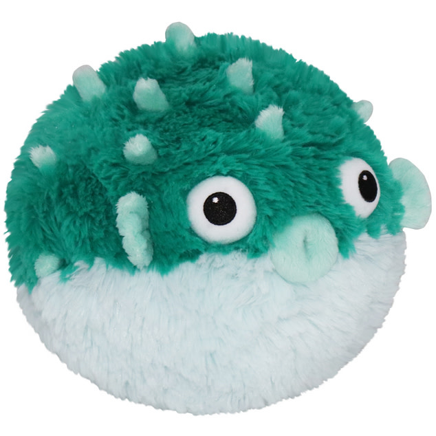 Squishables Mini Teal Pufferfish Squishable - Rain City Games