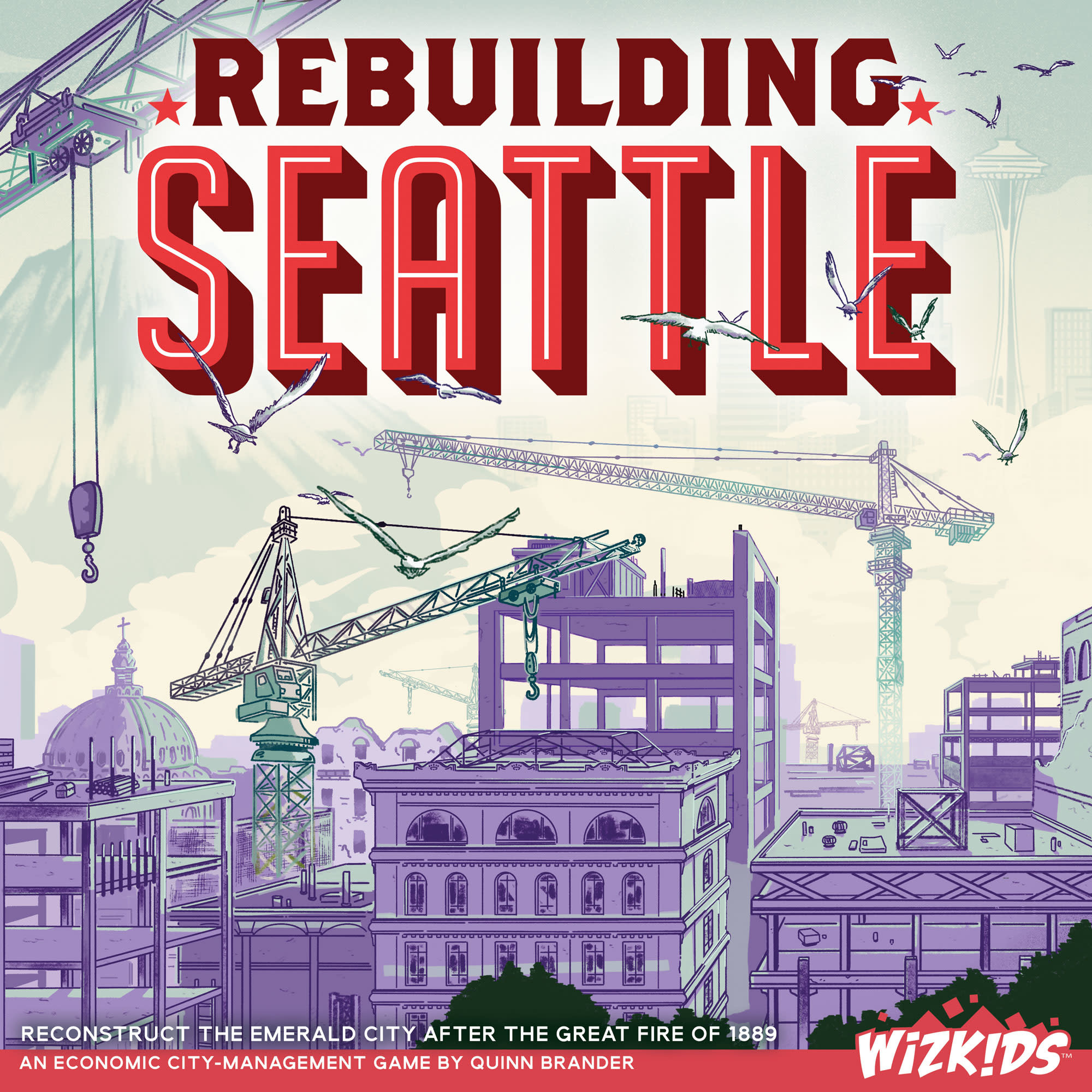 Rebuilding Seattle - Board Game - Rain City Games