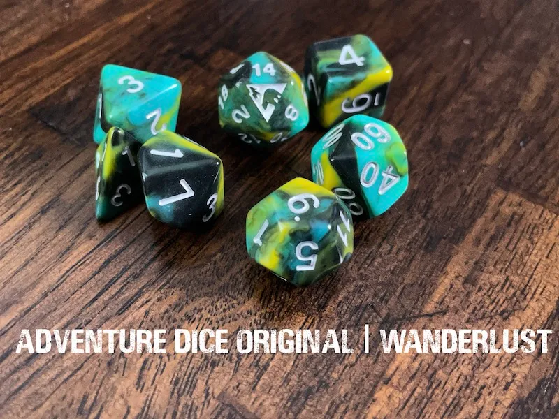 Adventure Dice RPG Set - Wanderlust - Rain City Games
