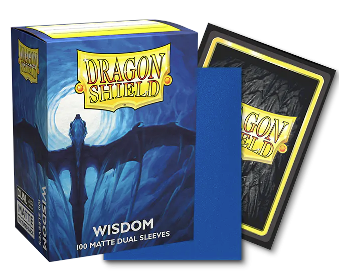 Dragon Shield - 63mm X 88mm - Standard Dual Matte - Wisdom 100 ct ...