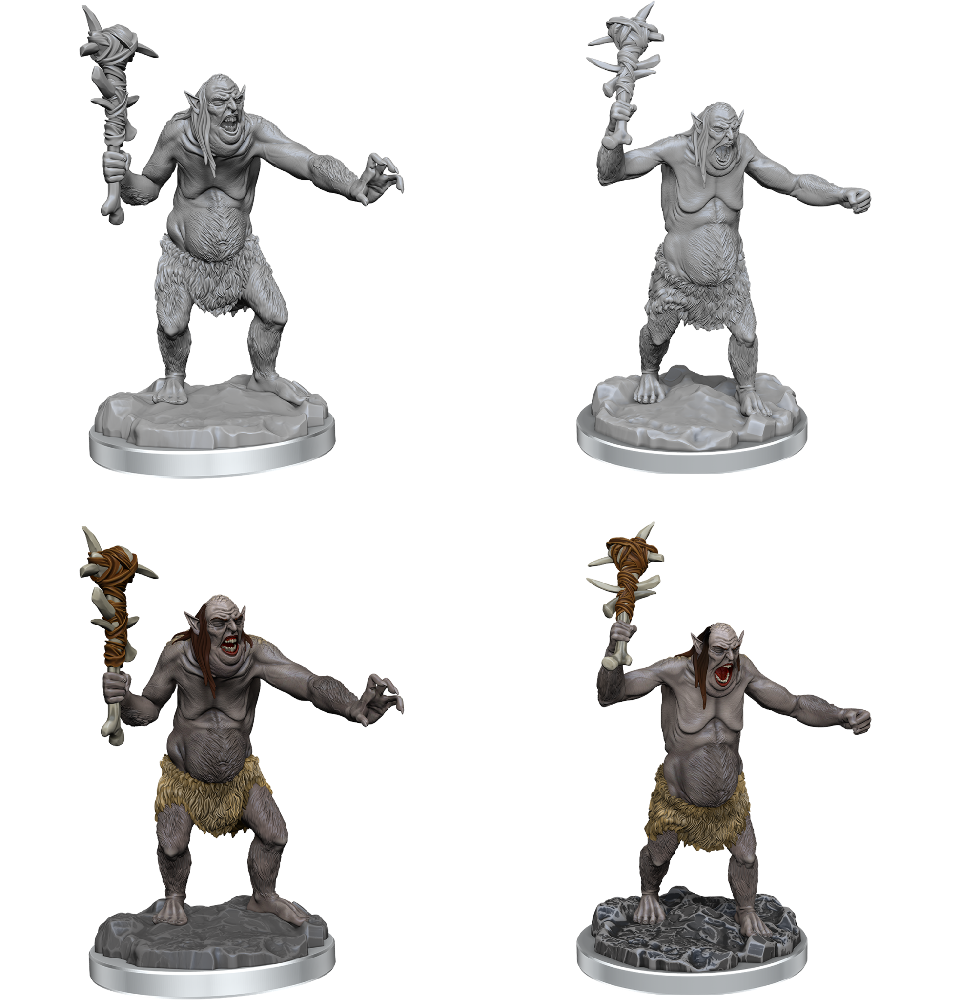 D&D Unpainted Minis - Grimlocks - Rain City Games