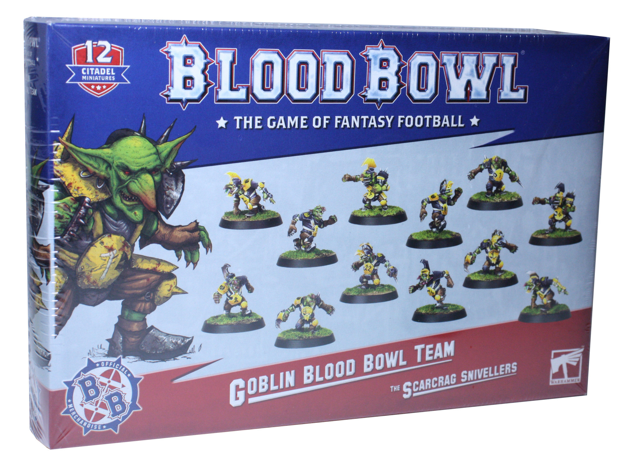 Blood Bowl: Goblin Team - Tabletop Game Minis - Rain City Games