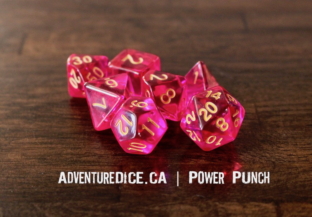Power Punch - RPG Dice Set - Rain City Games