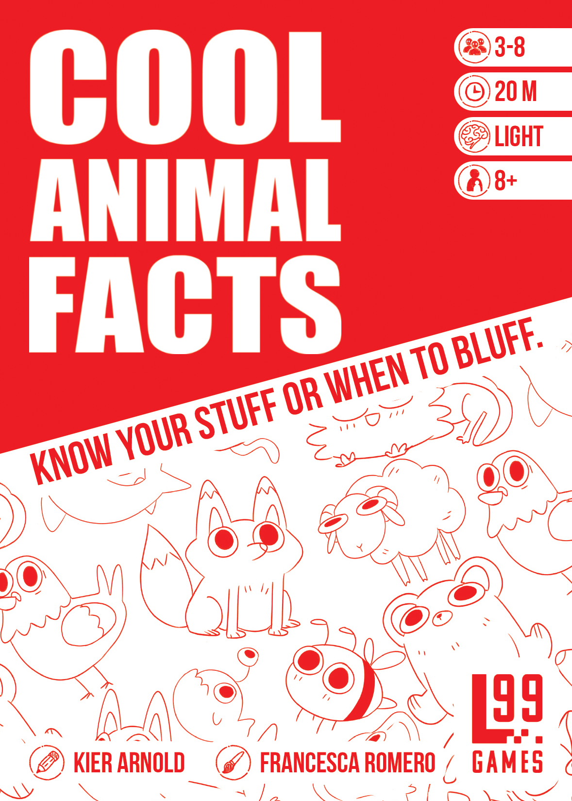 Cool Animal Facts - Board Game - Rain City Games