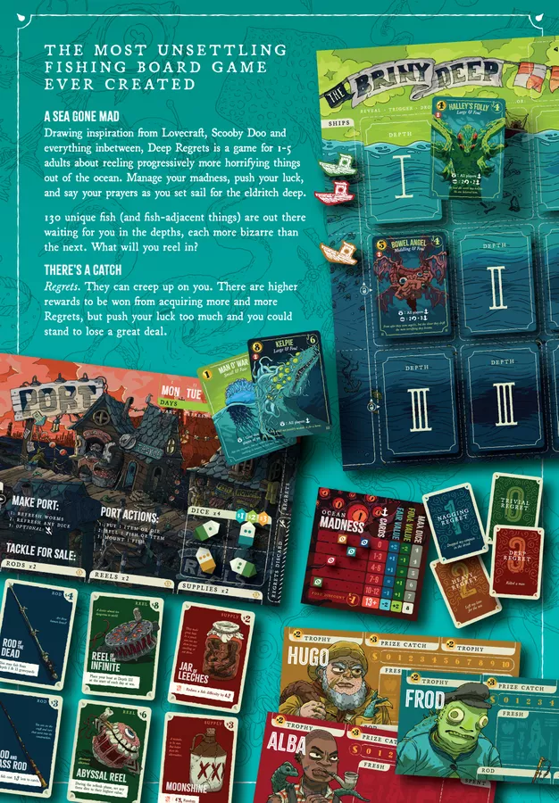 Deep Regrets: An Unfortunate Fishing Game - Rain City Games Deep Regrets: An Unfortunate Fishing Game - Rain City Games