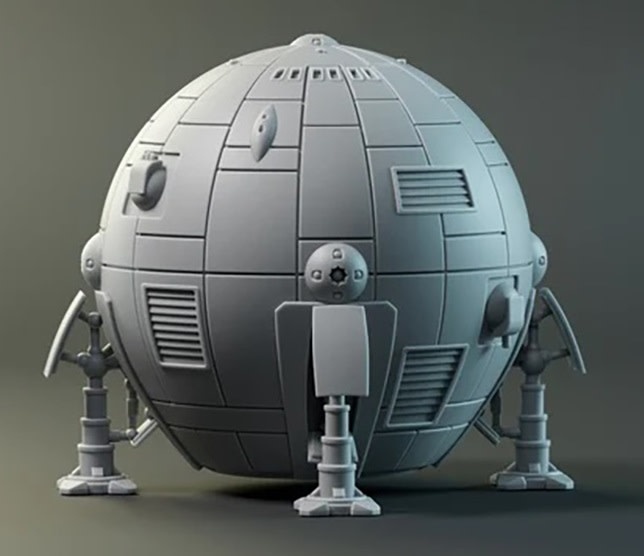 PREORDER - BattleTech: Union Class Dropship (Map Scale) - Rain City Games