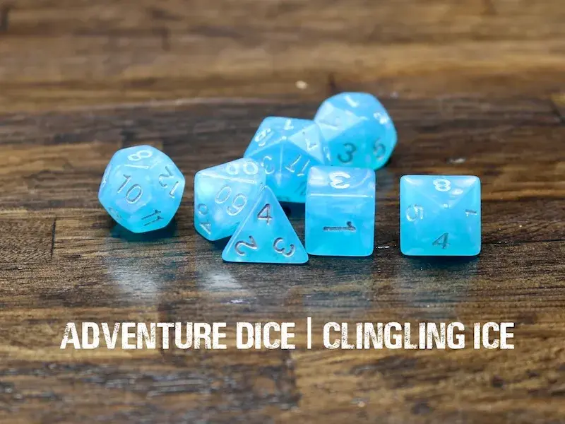 Adventure Dice RPG Set - Clinging Ice - Rain City Games