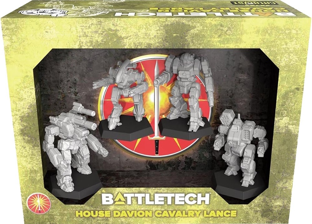 PREORDER - Battletech: House Davion Cavalry Lance - Rain City Games
