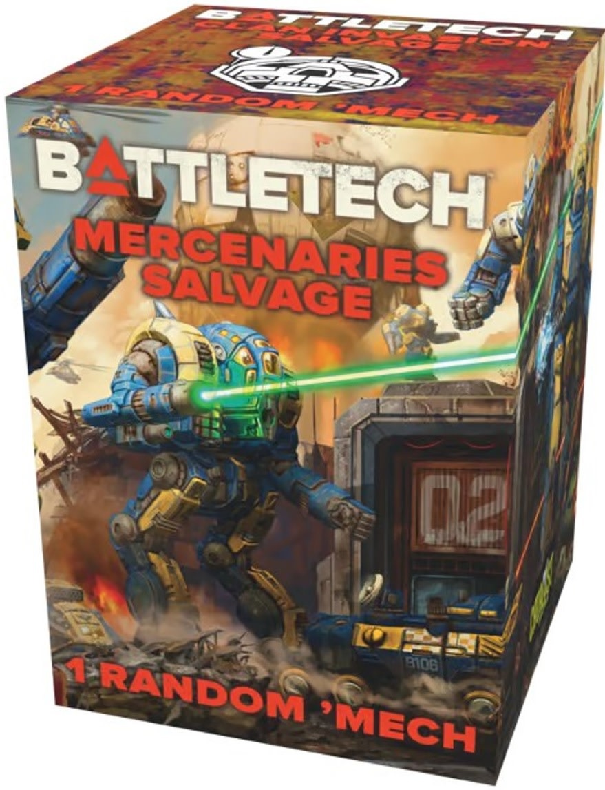 Catalyst Game Labs BattleTech: Mercenaries Salvage Box - 1 Random Mech ...