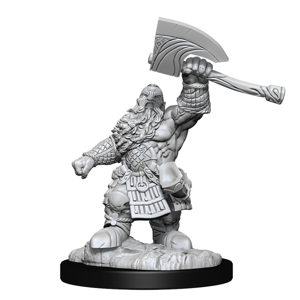 MTG Unpainted Minis - Dwarf Fighter and Dwarf Cleric - Rain City Games