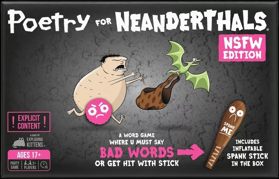 Exploding Kittens Poetry for Neanderthals: NSFW Edition - Rain City Games