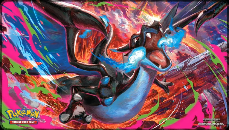 The Pokemon Company Pokemon Playmat - Mega Charizard X EX - Rain City Games