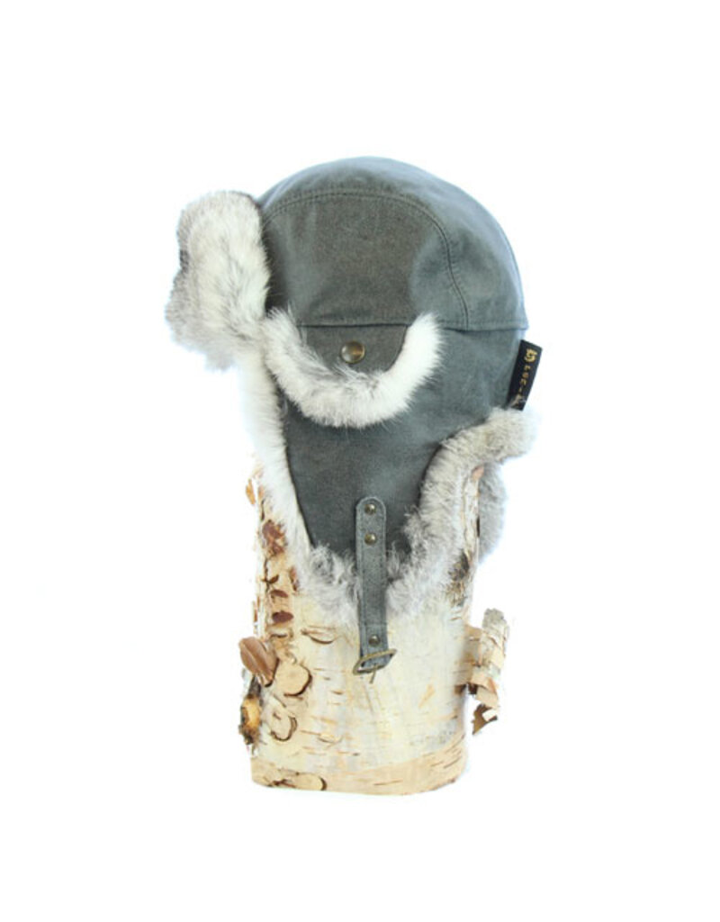 Grenier Rabbit Aviator Hat W/Belts - Ramakko's Source For Adventure