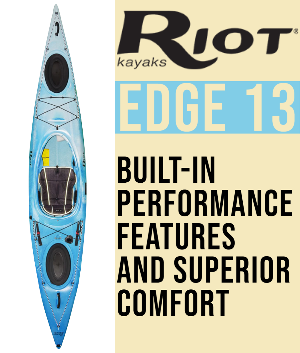 Riot Edge 13 Touring Kayak - Ramakko's Source For Adventure