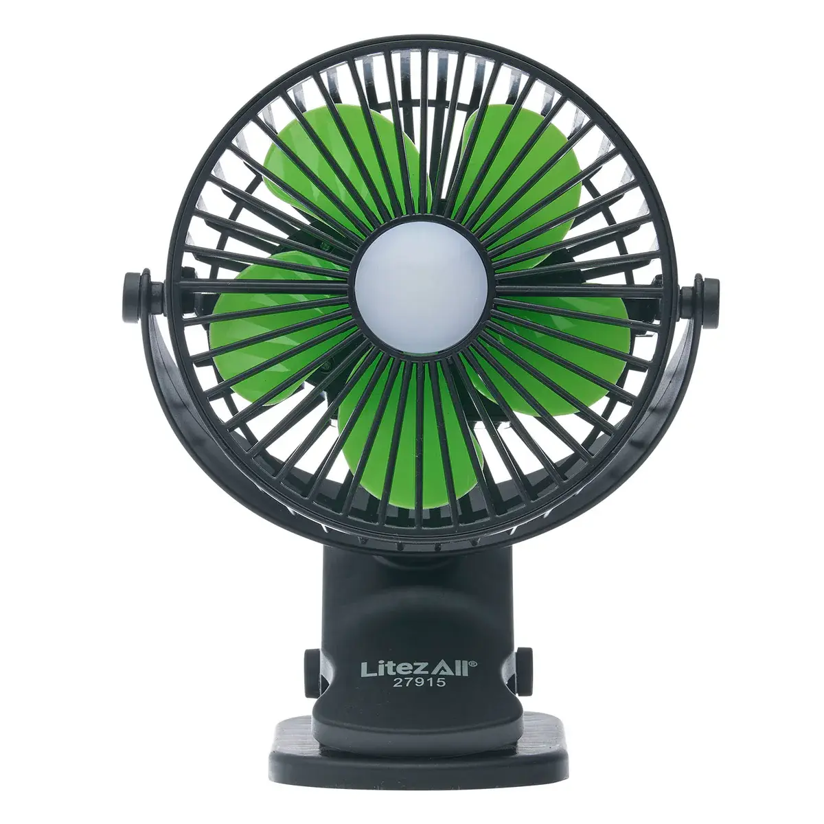 LitezAll Rechargeable Clip On Fan with Light - Ramakko's Source For ...