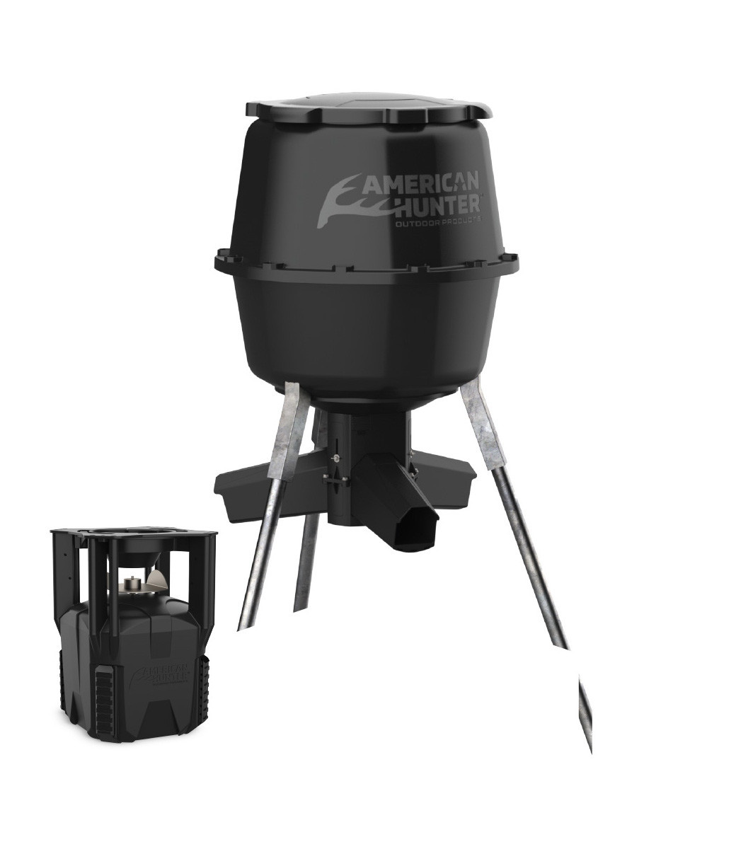 American Hunter XDE-Pro 30GAL Tripod Feeder w/ Hopper - Ramakko's ...