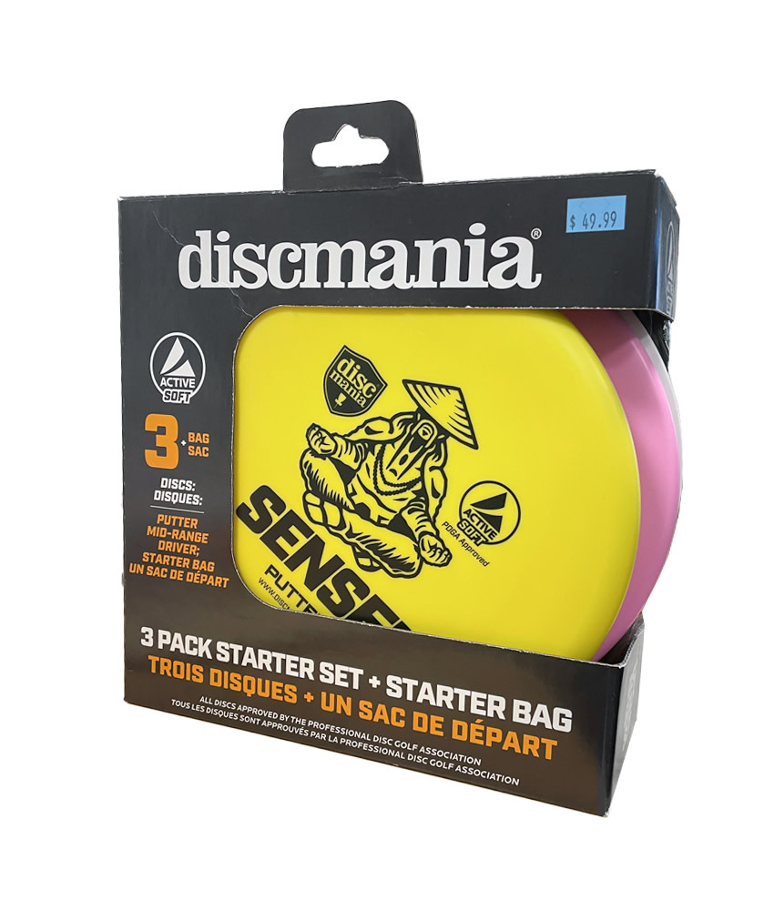 Disc Mania Active Soft 3-Disc Starter Set & Starter Bag - Ramakko's ...
