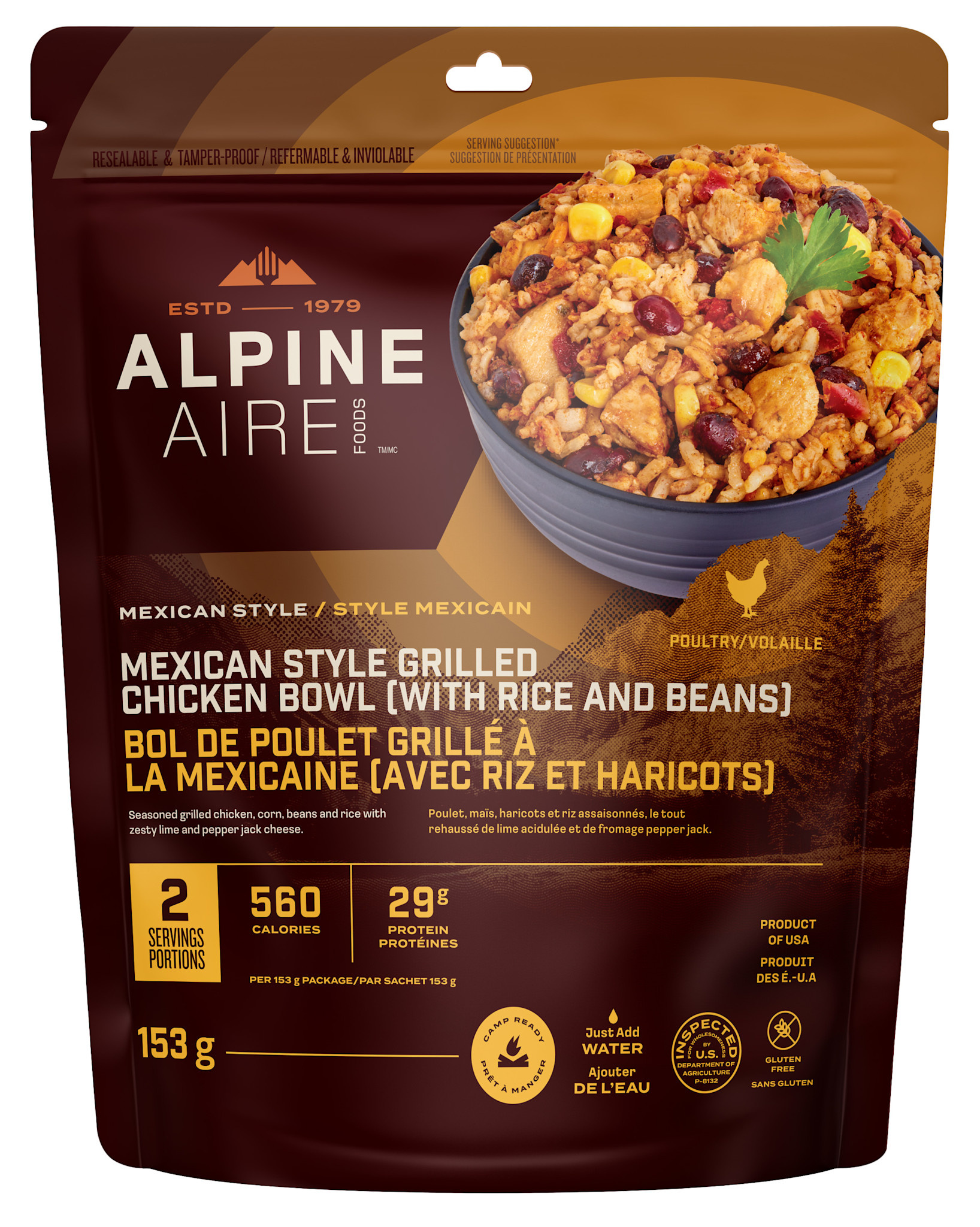 Alpine Aire Mexican-Style Grilled Chicken Bowl - Ramakko's Source For ...