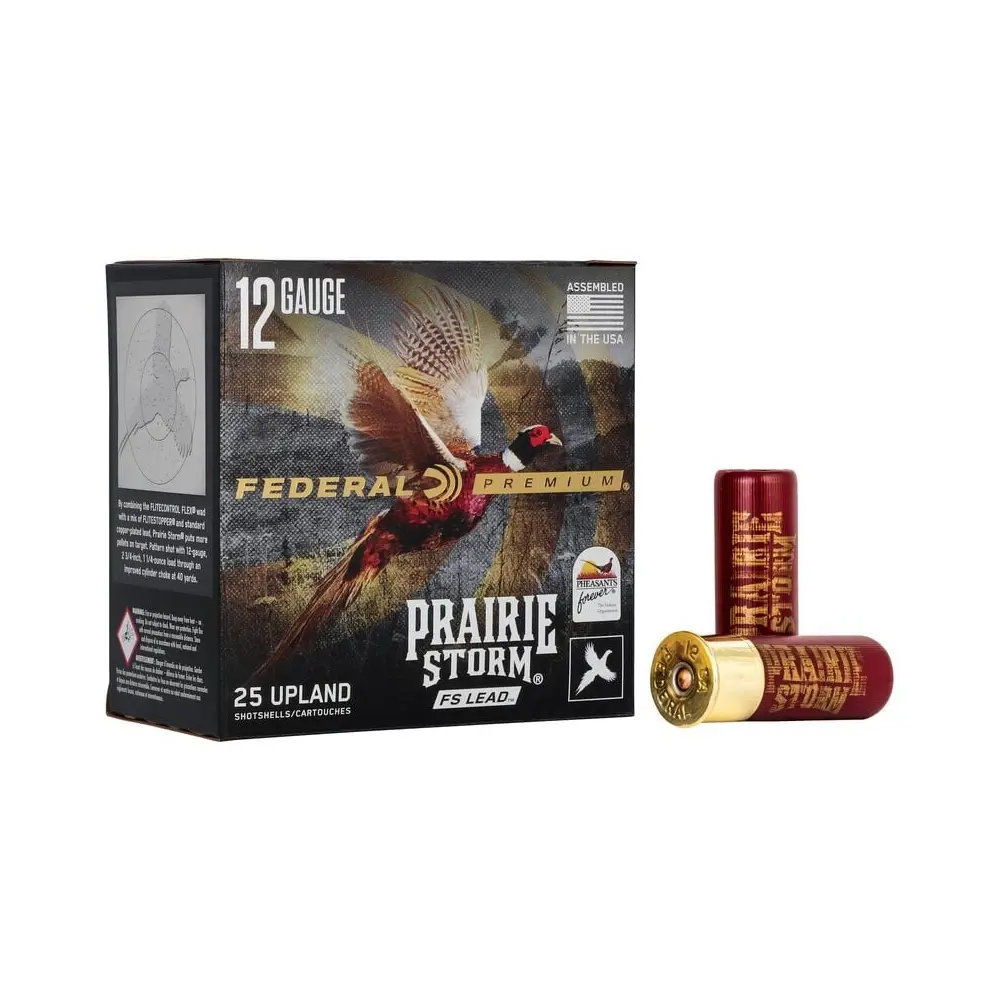 Federal Prairie Storm FS Lead Ammunition - 12 Gauge, 5 Shot, 2-3/4 in ...
