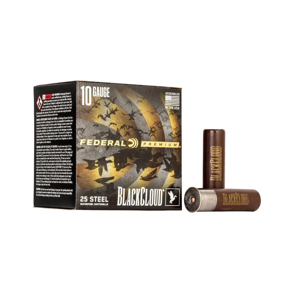 Federal Black Cloud FS Steel Ammunition - 10 Gauge, BB Shot, 3-1/2 in ...