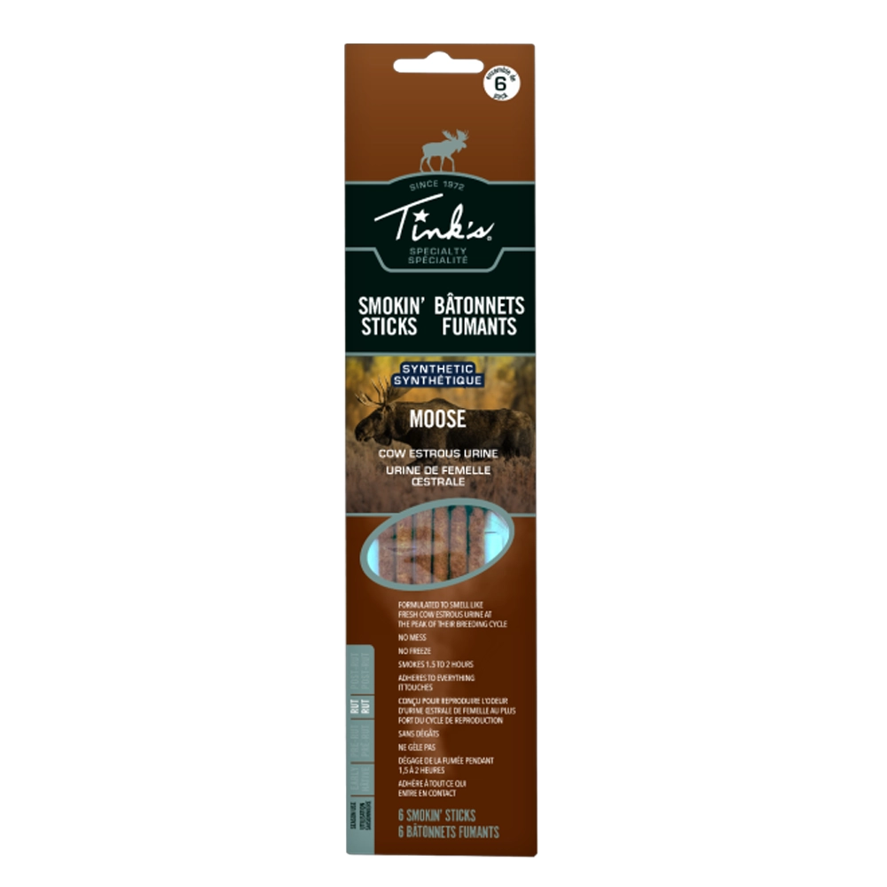 Tink's Moose Smokin’ Sticks – Cow Estrous - Ramakko's Source For Adventure