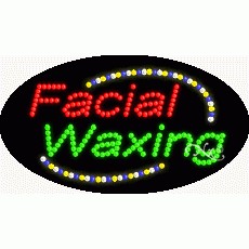 LED SIGNS #LD24002 Facial Waxing - Super Spa Furniture,LLC