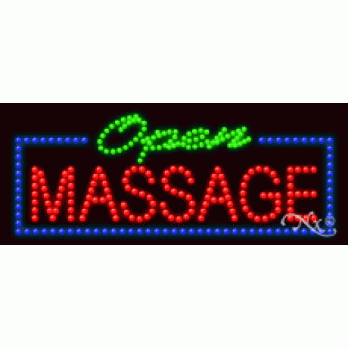 LED SIGNS #LD20574 Open Massage - Super Spa Furniture,LLC