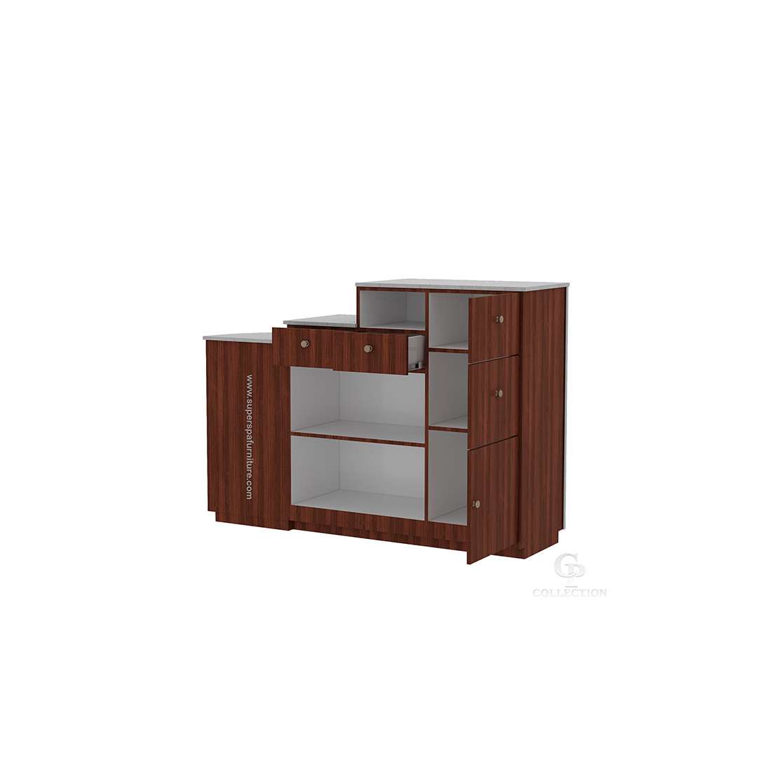 CP762 L Reception Desk - Super Spa Furniture,LLC