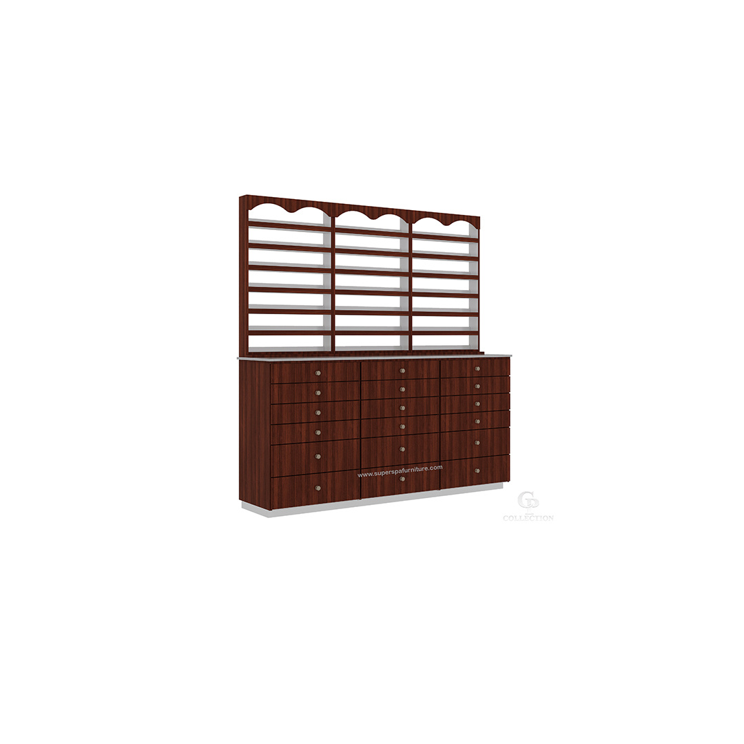 CP783 Floor Standing Polish & Powder Rack Center - Super Spa Furniture,LLC