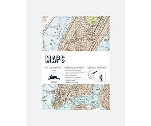 Maps Wrapping Paper Book vol 60 - Poster House Shop