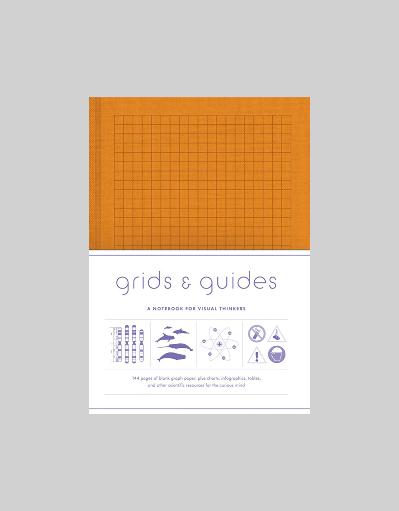 Grids & Guides Notebook Orange - Poster House Shop