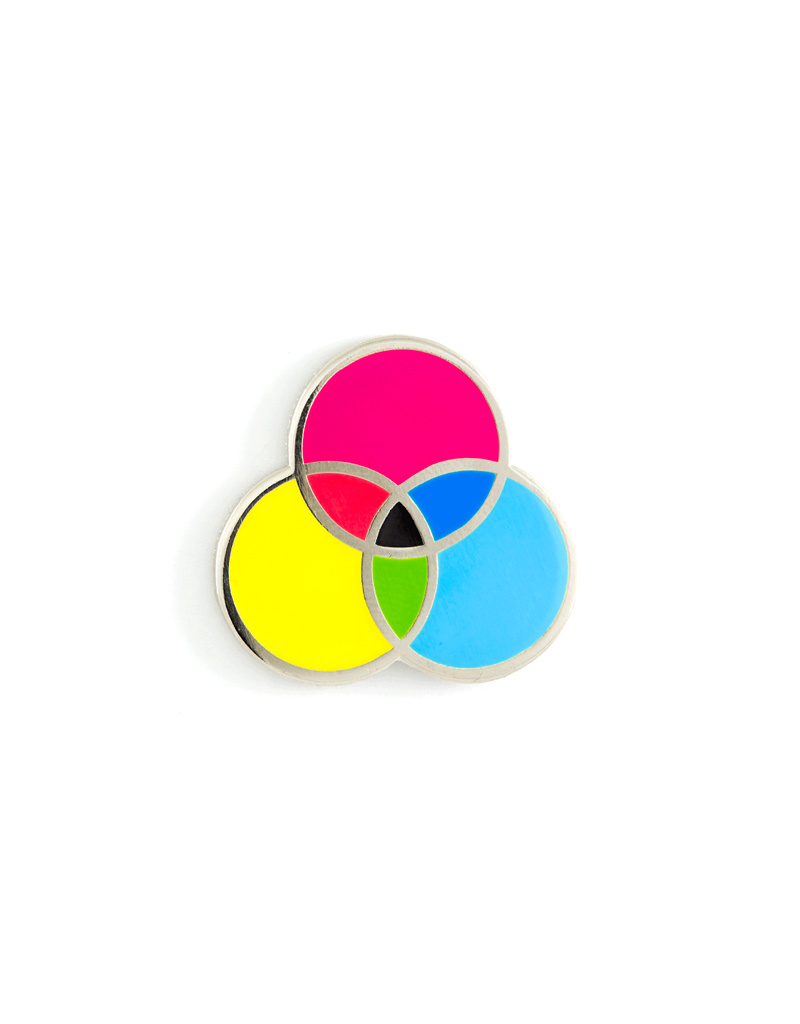 CMYK Enamel Pin - Poster House Shop