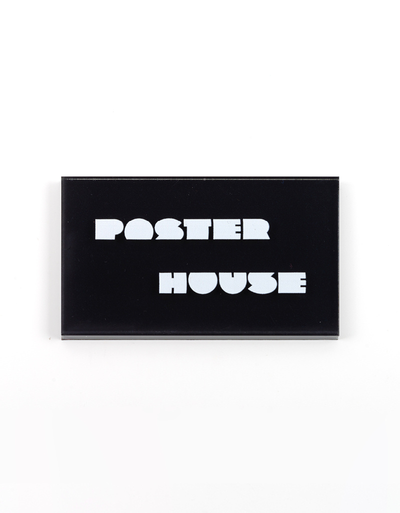 Poster House Logo Magnet Black - Poster House Shop