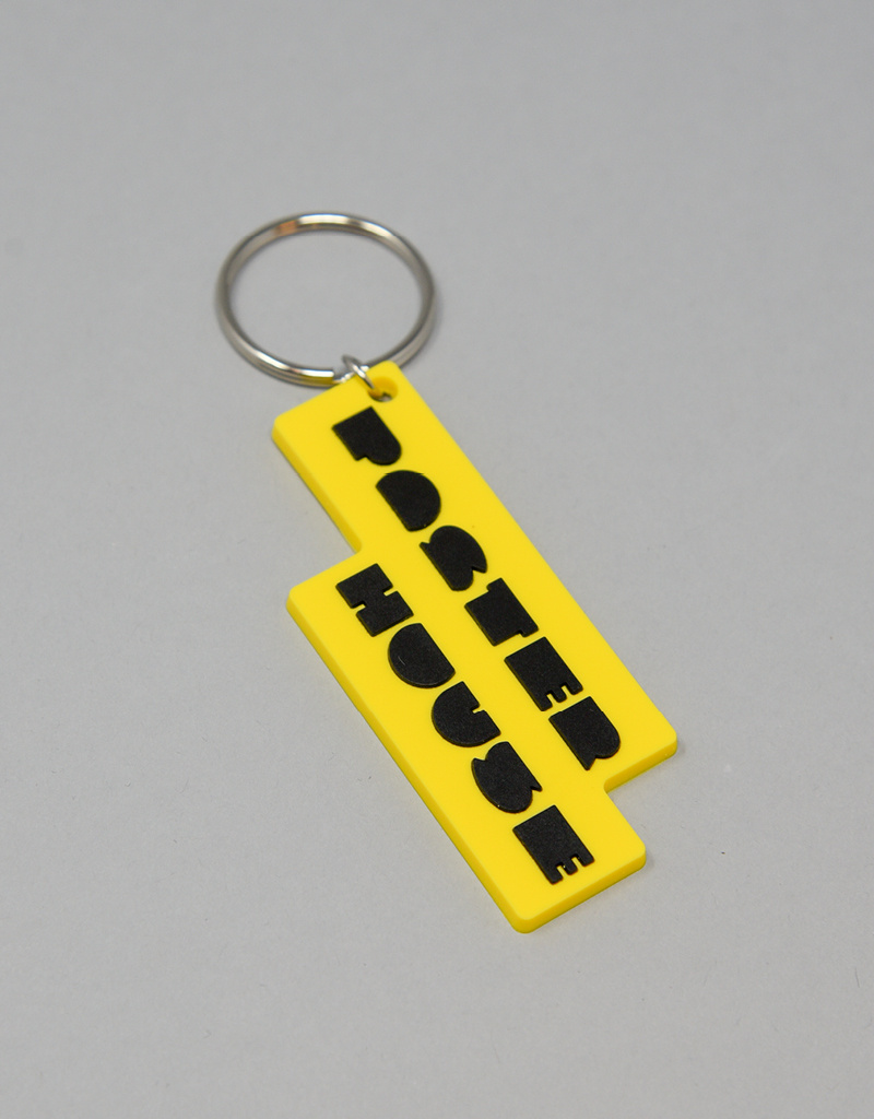 Poster House Logo Keychain Yellow - Poster House Shop