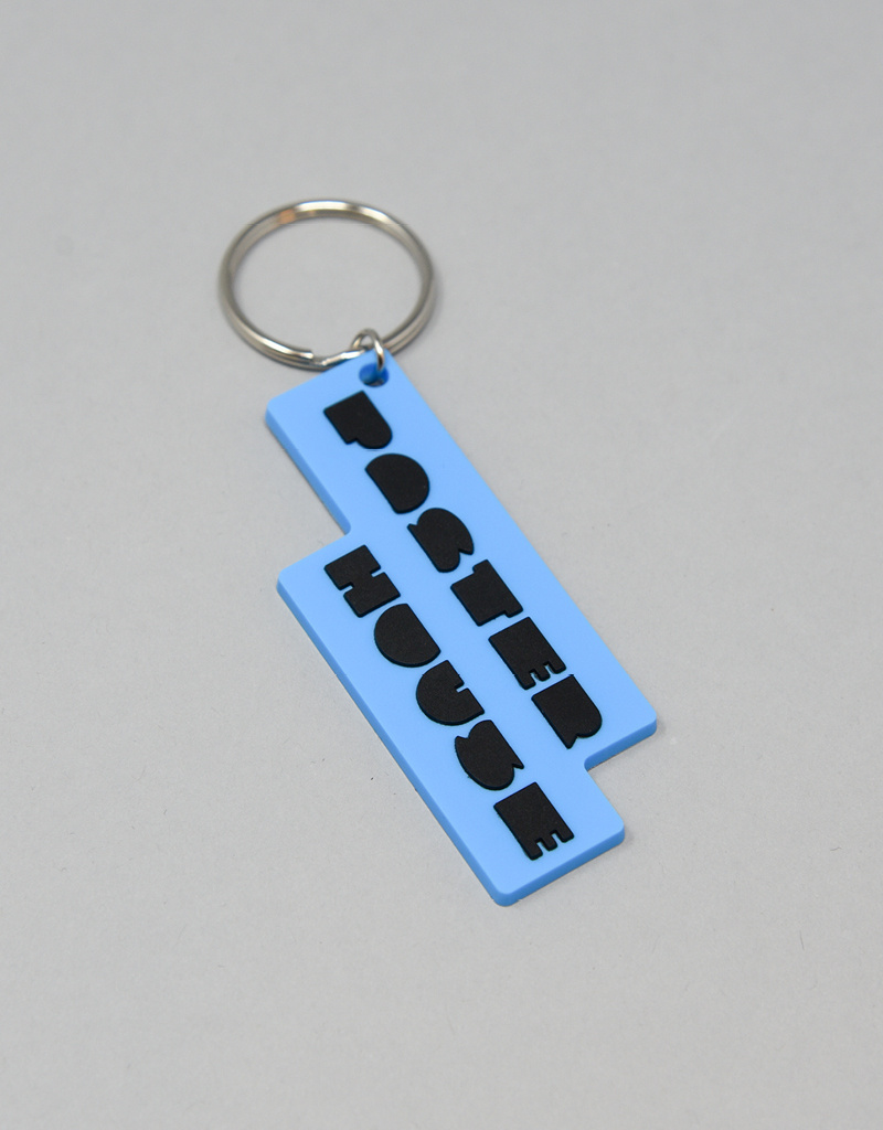 Poster House Logo Keychain Cyan - Poster House Shop