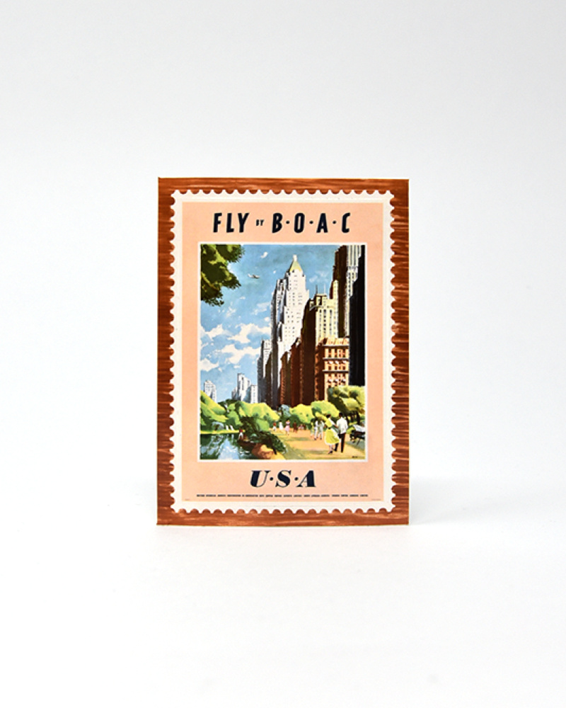 Fly by BOAC Vinyl Sticker - Poster House Shop