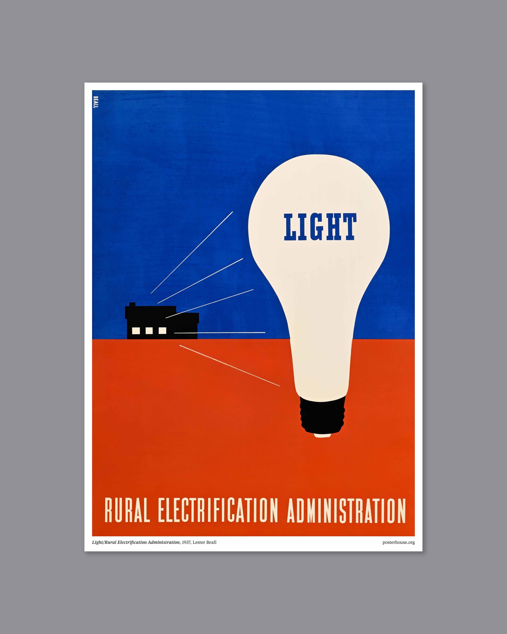 REA Light Print - Poster House Shop