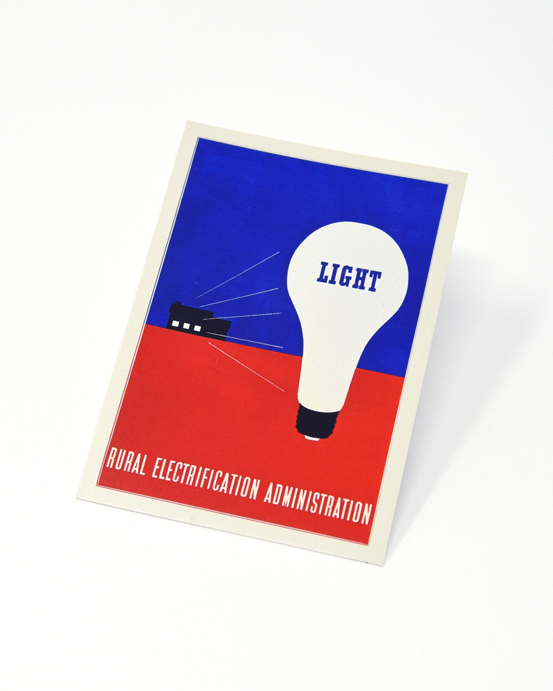 REA Light Vinyl Sticker - Poster House Shop