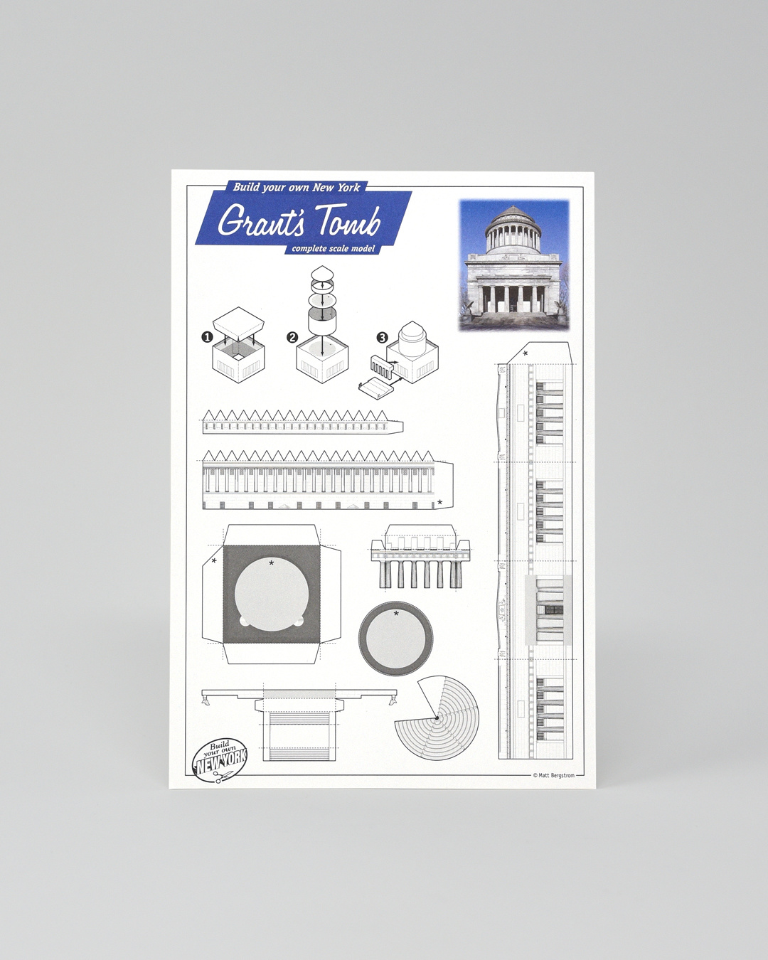 Build Your Own Grant's Tomb Postcard - Poster House Shop